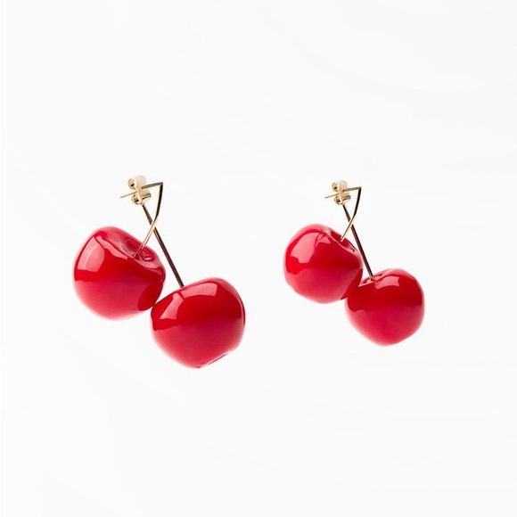 Zara | Jewelry | Zara Cherry Earrings | Poshmark